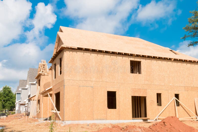New House Construction stock photo. Image of development - 94820604