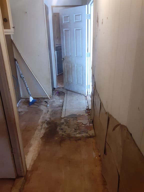 New House Repairs Being Done Stock Photo - Image of room, plaster ...