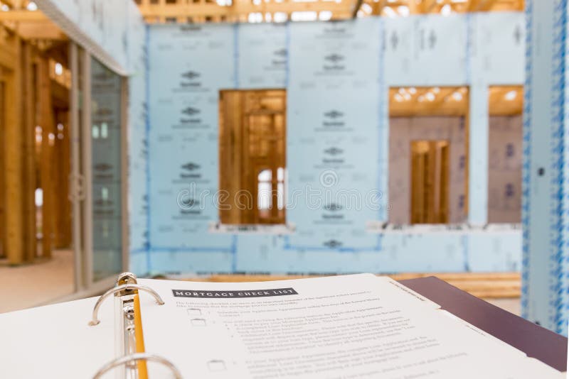 A New House Under Construction Editorial Stock Image - Image of ...