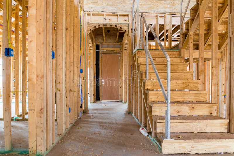 A New House Under Construction Stock Photo - Image of property, loan ...