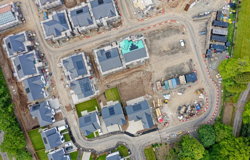 New Housing Development Building Houses for Increased Demand in Rural ...