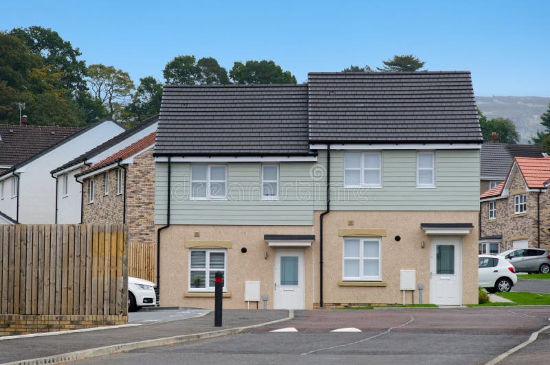 New Housing Development at Dargavel in Bishopton Editorial Photography ...