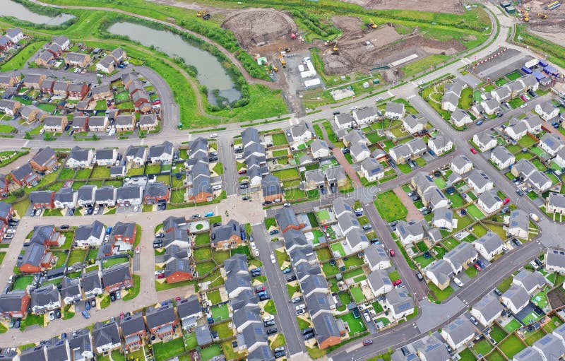 New Housing Development at Dargavel in Bishopton Stock Image - Image of ...