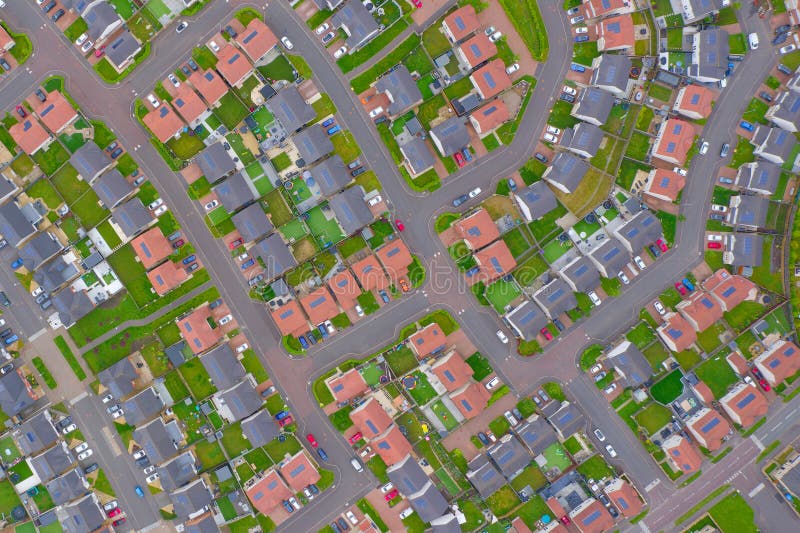 New Housing Development at Dargavel in Bishopton Stock Image - Image of ...