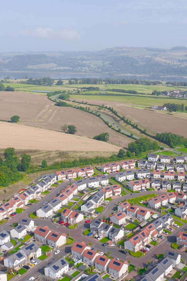 New Housing Development at Dargavel in Bishopton Stock Photo - Image of ...