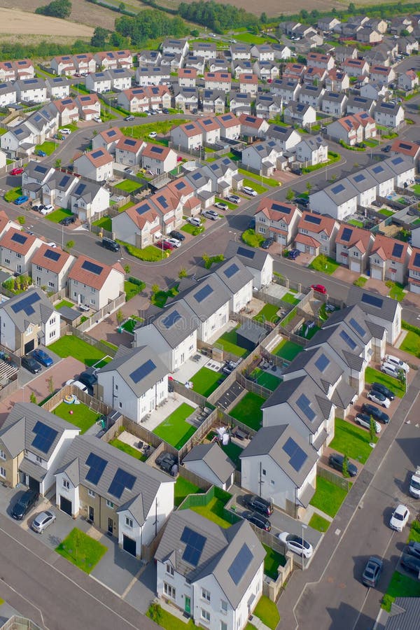 New Housing Development at Dargavel in Bishopton Stock Image - Image of ...