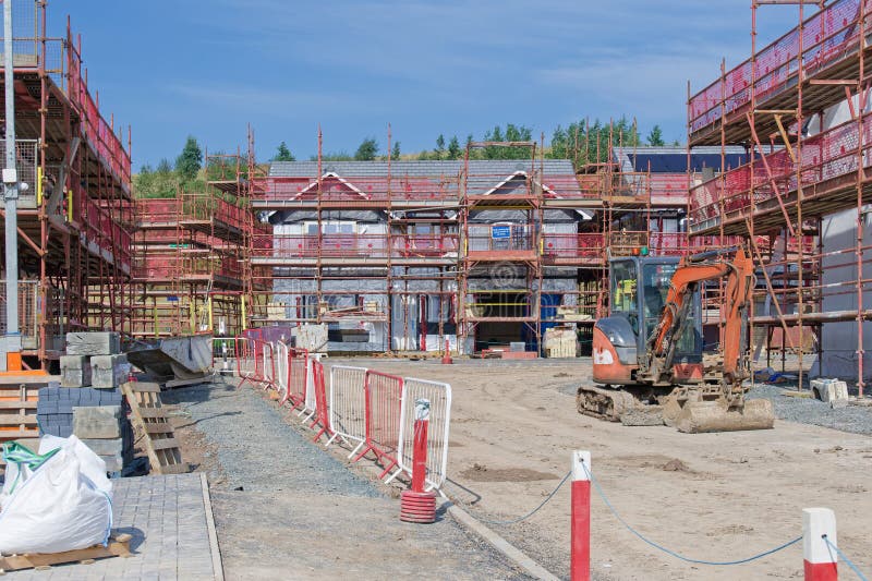 New Housing Development at Dargavel in Bishopton Stock Photo - Image of ...