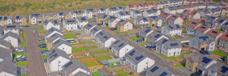New Housing Development at Dargavel in Bishopton Stock Image - Image of ...