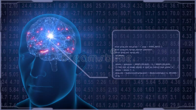 New human thought process stock footage. Video of graphic - 284777670