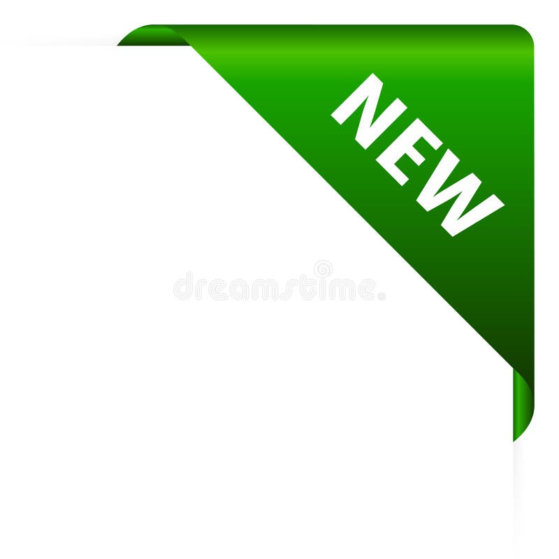 New Ribbon stock vector. Illustration of commerce, corner - 10584149