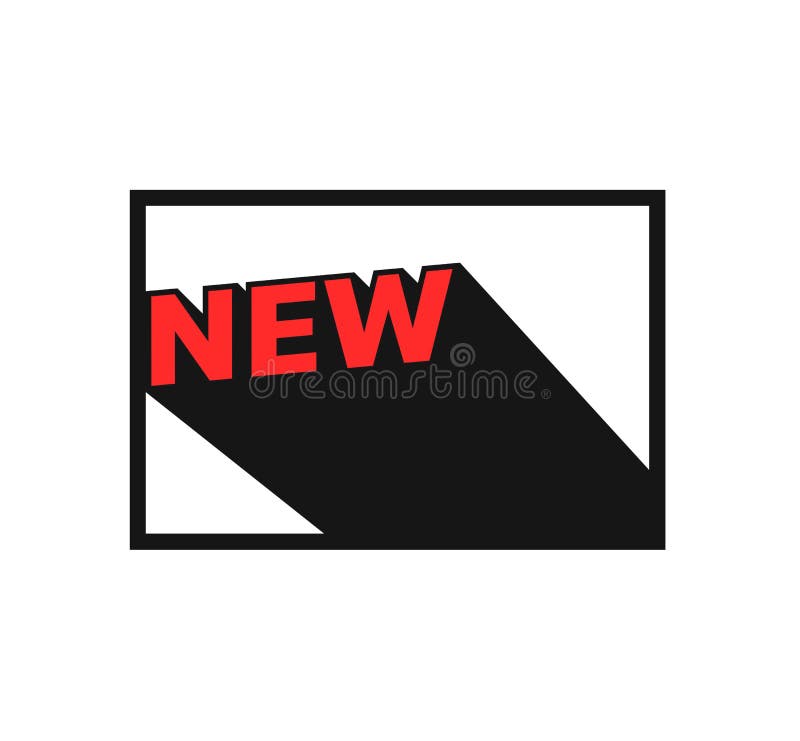 New text icon stock illustration. Illustration of sign - 254928230