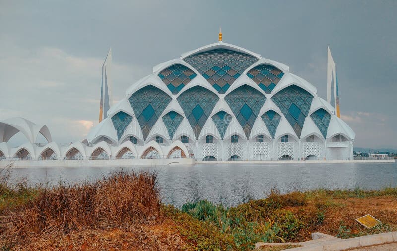 The New Iconic Place in West Java is the Al Jabbar Mosque Stock Image ...