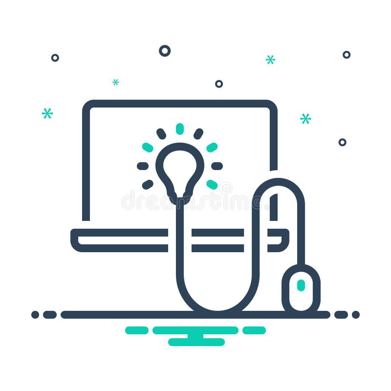 Mix Icon for New Idea, New and Creativity Stock Vector - Illustration ...