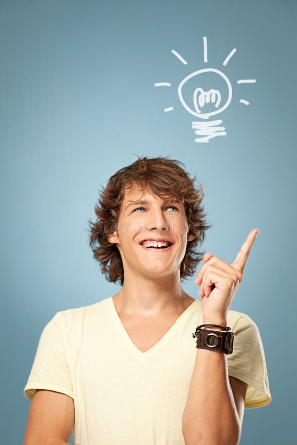 New Idea! stock image. Image of beauty, adult, casual - 30979177