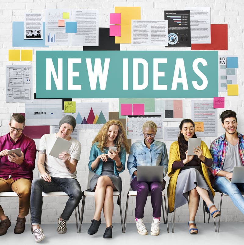 New Ideas Design Objective Proposition Vision Concept Stock Photo ...