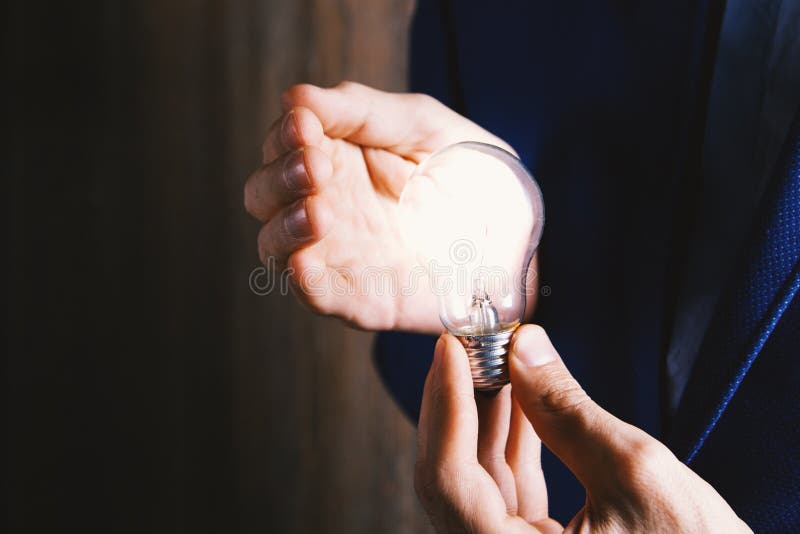 New Ideas with Innovative Technology Stock Photo - Image of bright ...