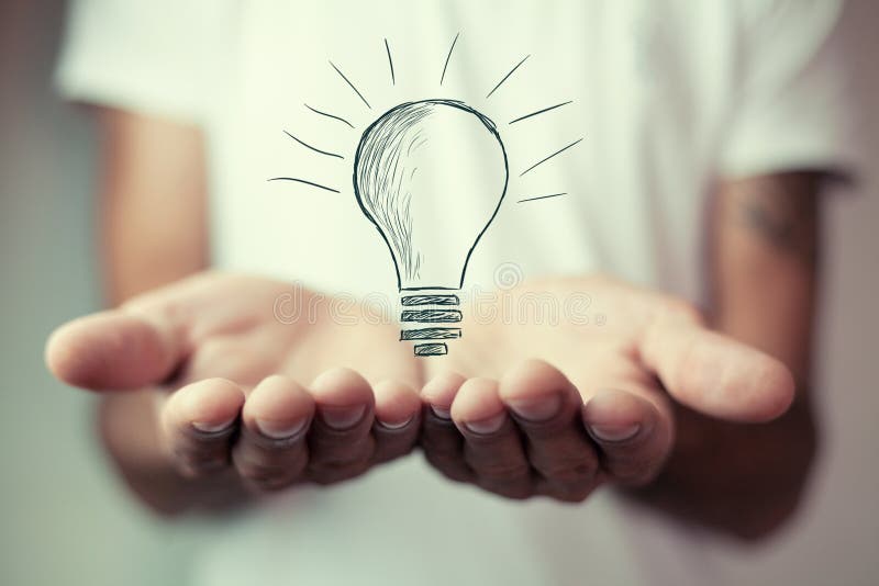 New Ideas with Innovative Technology Stock Photo - Image of ideas ...