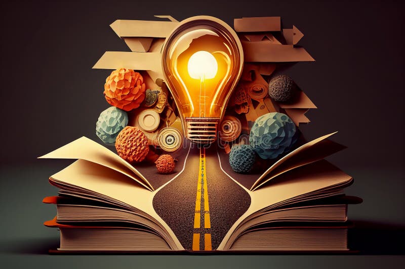 New Ideas Presented As a Light Bulb. Stock Illustration - Illustration ...