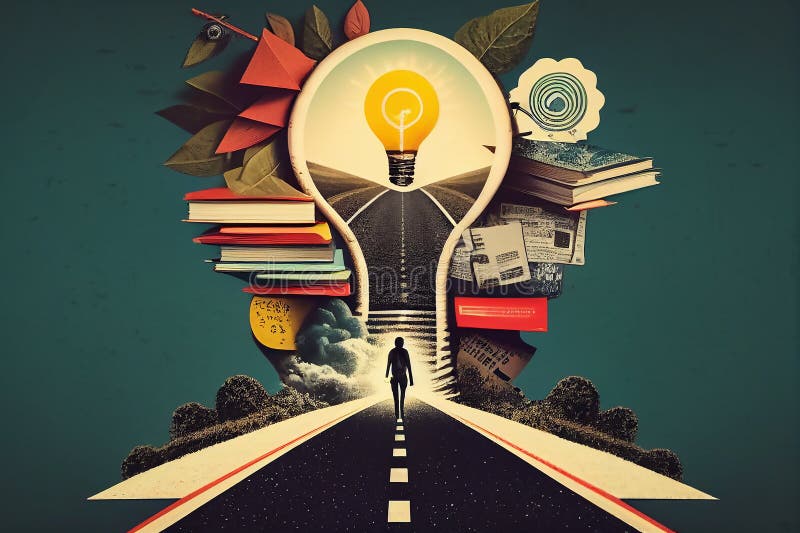 New Ideas Presented As a Light Bulb Stock Illustration - Illustration ...