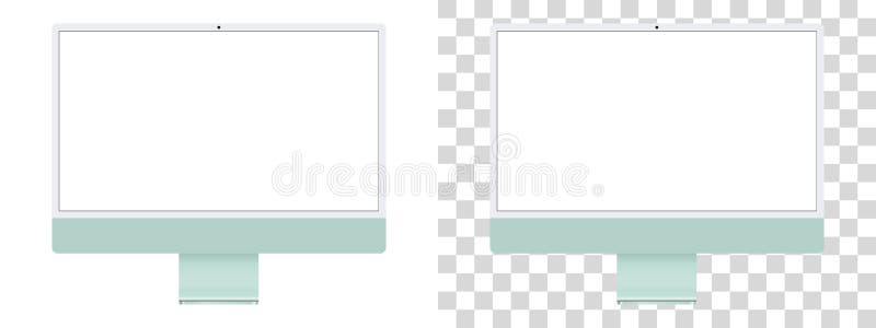 New IMac Computer. IMac 2021 Desktop Stock Vector - Illustration of ...