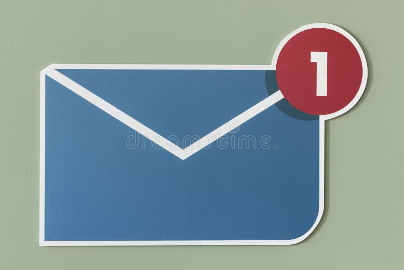 New Incoming Message Email Icon Stock Photos - Free & Royalty-Free ...