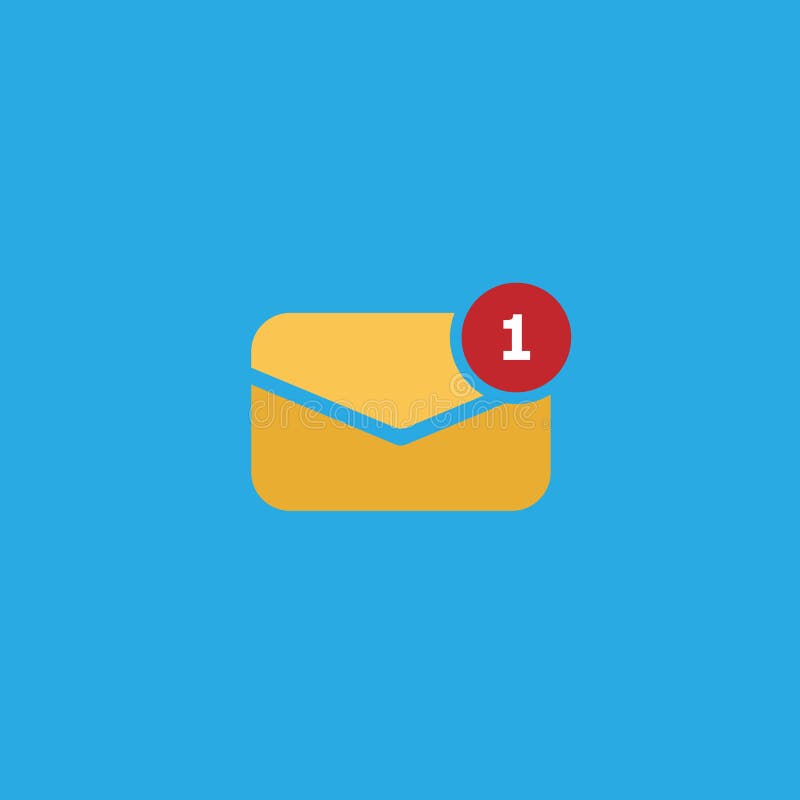 New Incoming Messages Icon with Notification. Envelope with Incoming ...