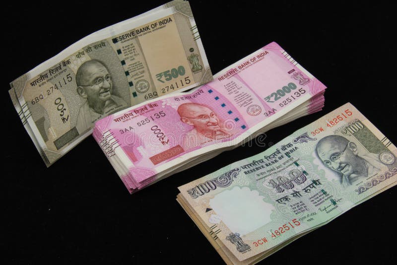New Indian currency notes stock image. Image of notes - 84660189