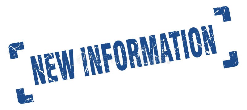 New Information Stamp. New Information Round Vintage Grunge Label Stock ...