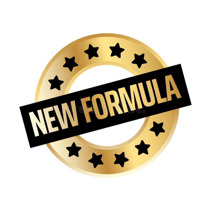 New Innovative and Improved Formula Product Label Packaging Vector Icon ...