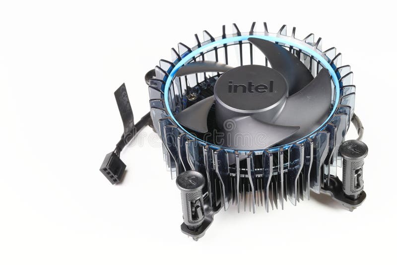 New Intel Hight Performance Active CPU Cooler with Fan, Copper Plate ...