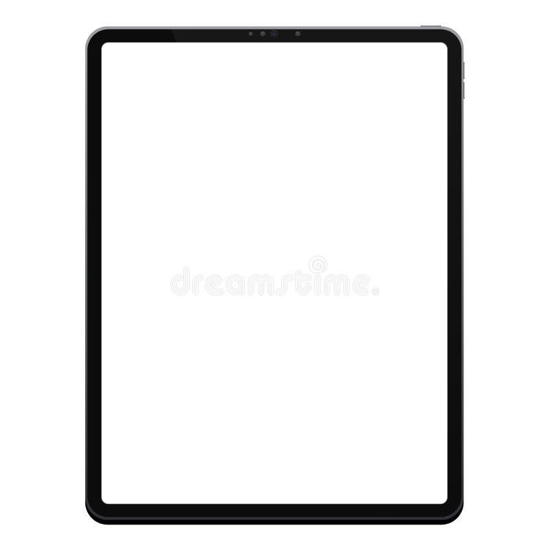 New Ipad Pro. Tablet Pc, Mobile Device. Multi-touch Gadget. Template ...
