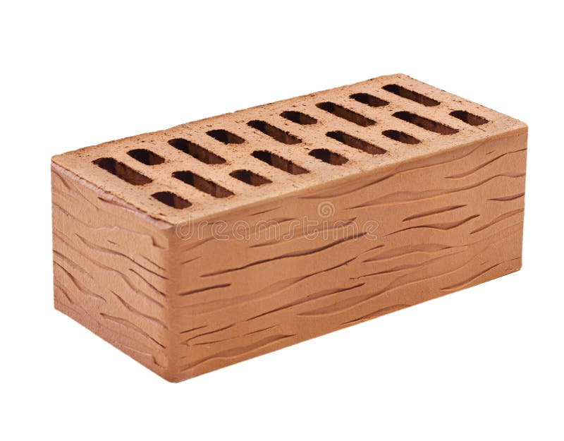 New isolated ceramic brick stock image. Image of construction - 285779193