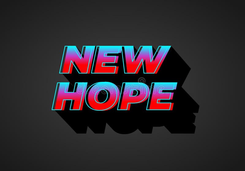 New Item. Text Effect in 3D Look. Gradient Blue Red Color. Dark ...