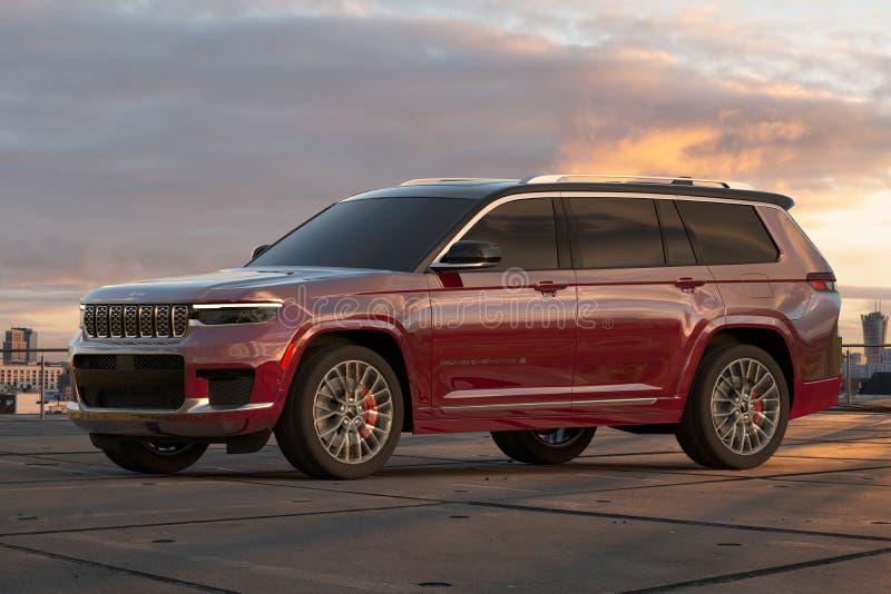 New jeep grand cherokee l editorial photography. Image of editorial ...