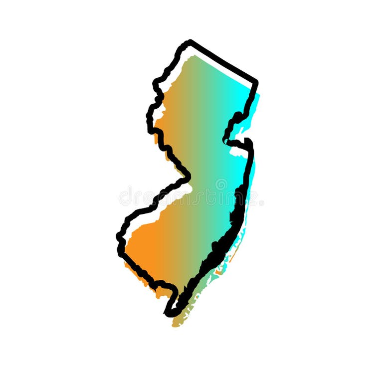 Jersey Map Outline Stock Illustrations – 1,819 Jersey Map Outline Stock ...