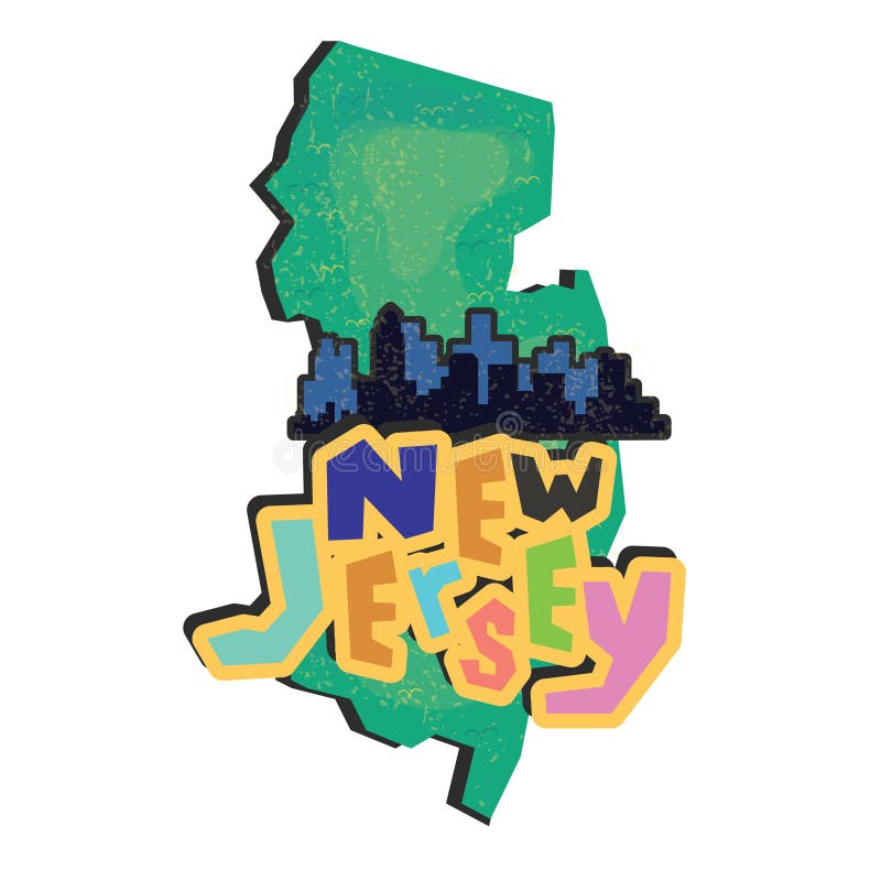 New Jersey State. Vector Illustration Decorative Design Stock Vector ... New Jersey State. Vector Illustration Decorative Design Stock Vector ...