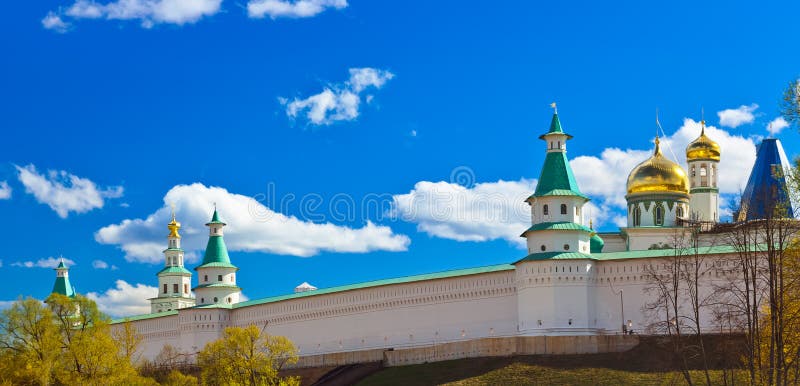 New Jerusalem Monastery - Istra Russia Stock Photo - Image of clouds ...
