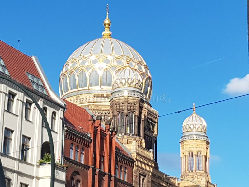 New Synagogue Berlin stock photo. Image of landmark - 372755640