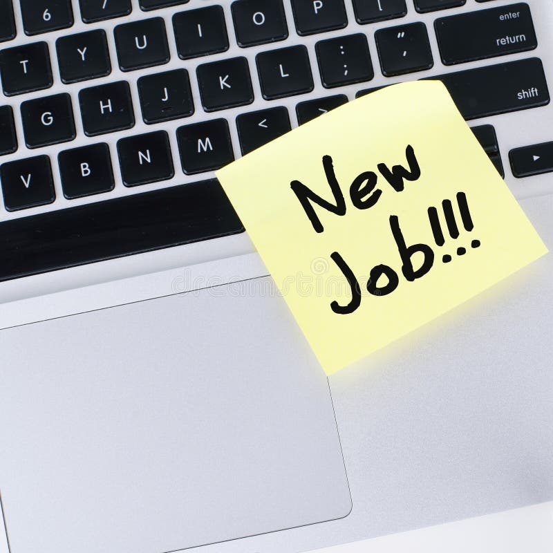 New job stock image. Image of working, remind, closeup - 42763739