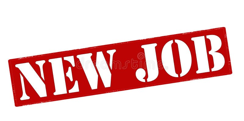 New job stock illustration. Illustration of rectangular - 109026751