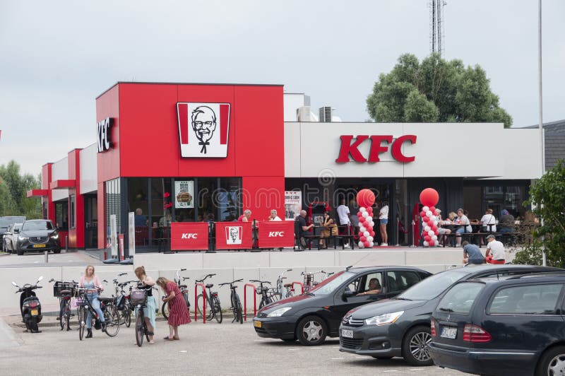 07-12-2022,Leiderdorp,the Netherlands. New KFC Restaurant Opening in ...