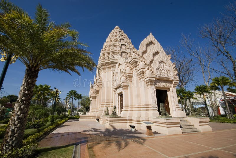 New Khmer pagoda . stock photo. Image of pagoda, religion - 19065746