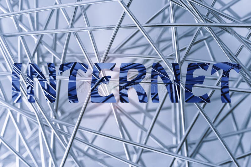 New Kind of Business, the Internet Dream Stock Image - Image of fiber ...