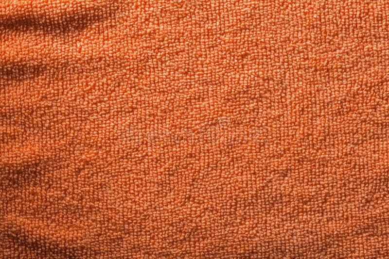 New Kitchen Orange Dishwashing Rag Stock Photo - Image of fiber ...