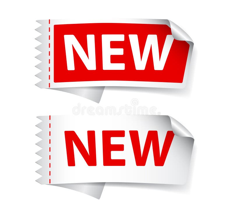 NEW button web glossy icon stock vector. Illustration of range - 19530532