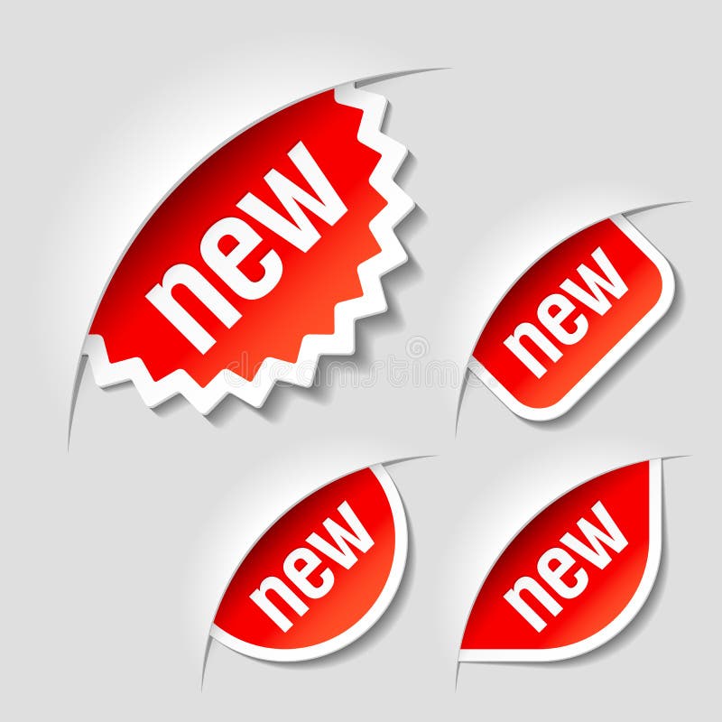 New Ribbon stock vector. Illustration of commerce, corner - 10584149