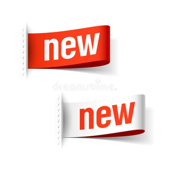 New labels stock vector. Illustration of emblem, announce - 22117396