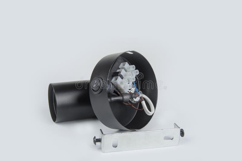 New Lamp Prepare for Electrical Wiring with Switch on and Off Stock ...