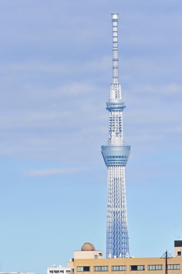 New Landmark Tokyo Sky Tree Editorial Image - Image of tree, sight ...