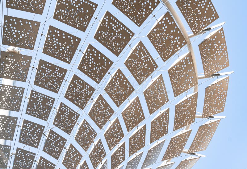 Sun Roof Panel Design at Expo Dubai Stock Photo - Image of mosaic ...